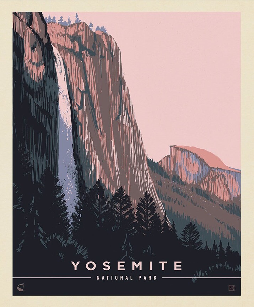 Yosemite National Park Panel Fabric PD13298 National Parks Anderson ...