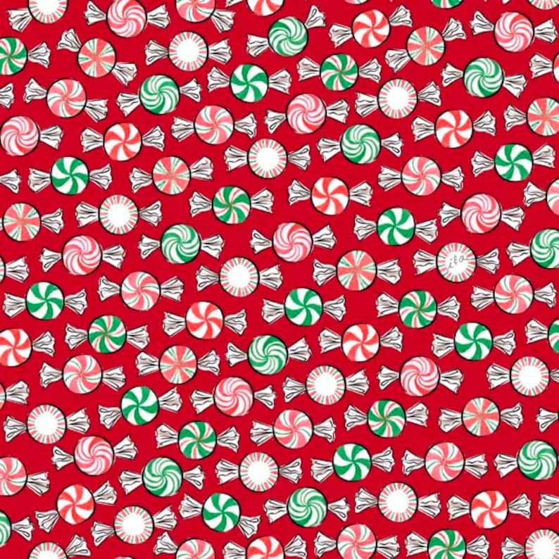 Christmas Mints Cotton Fabric, 30358 Holiday Party Ink & Arrow QT ...