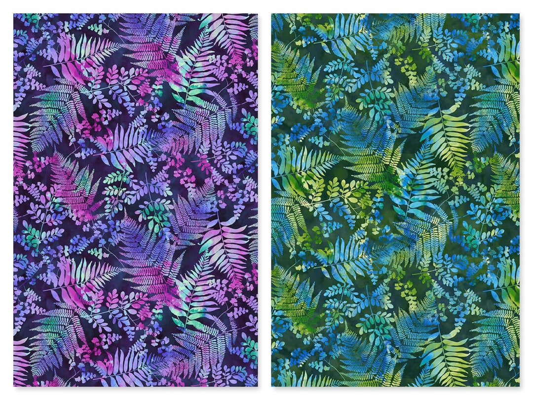 Forest Fern Cotton Fabric, 3015-66 3015-77 Fairytale Forest Henry Glass ...