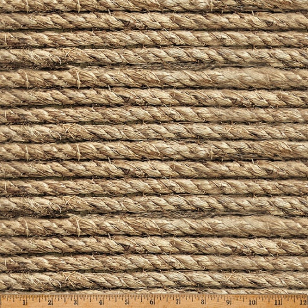 Rope Cotton Fabric, V5317-534-hemp on the Range, Hoffman, Western ...