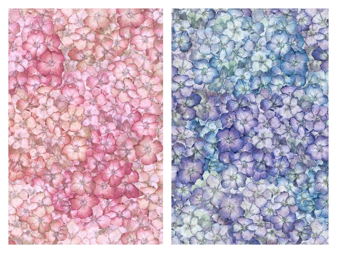 Packed Hydrangeas Cotton Fabric, Hydrangea Mist 39820 Susan Winget ...