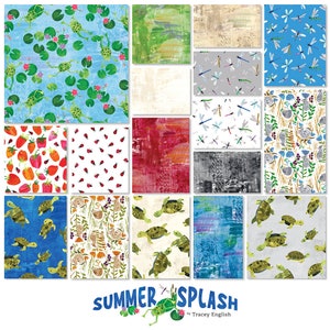 Summer Splash Kalani Quilt Kit With Fabric and Pattern for Quilt Top ...