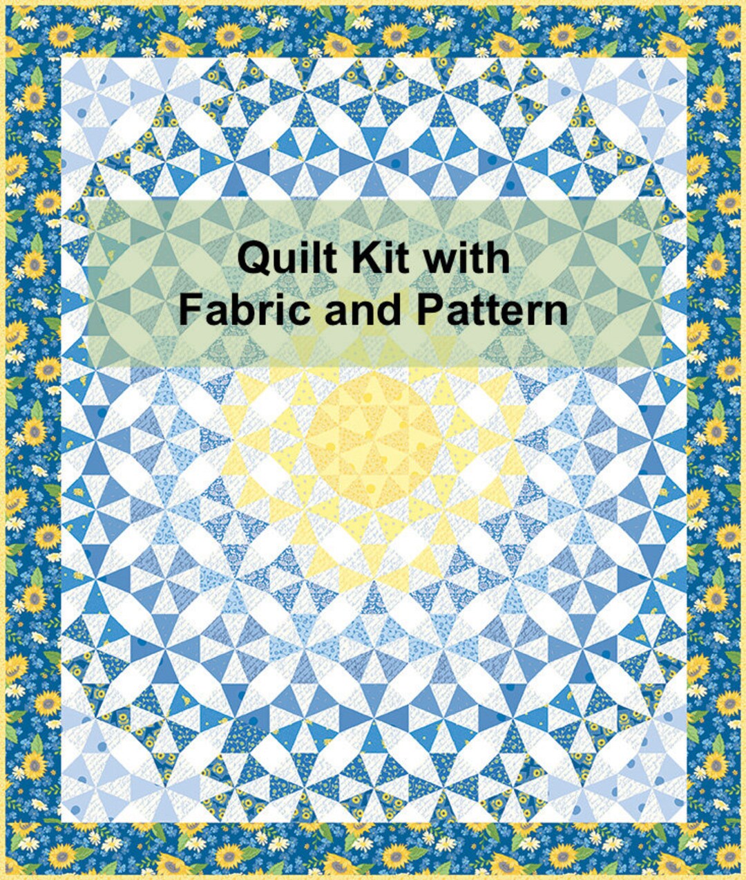 Big Sky Quilt Kit W/ Fabric and Pattern for Quilt Top and Binding ...