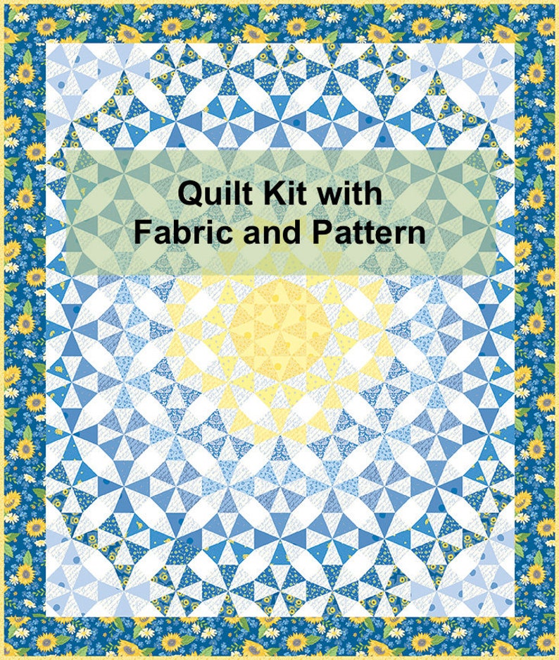 Big Sky Quilt Kit W/ Fabric and Pattern for Quilt Top and Binding ...