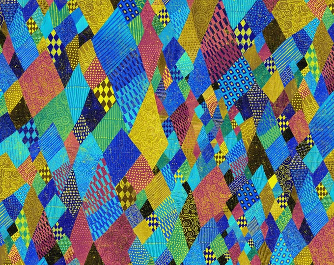 Fractured Gold Quilt Kit With Fabric and Pattern for Quilt Top ...