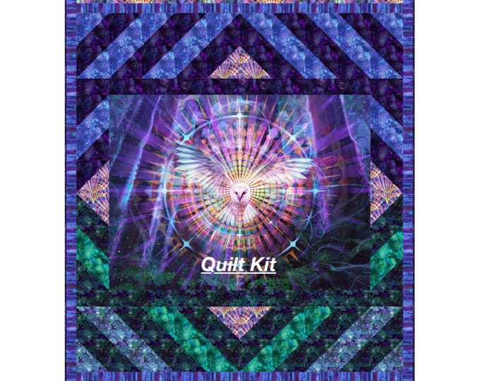 Radiate Night Vision Quilt Kit With Fabric and Pattern for 53''x71 ...