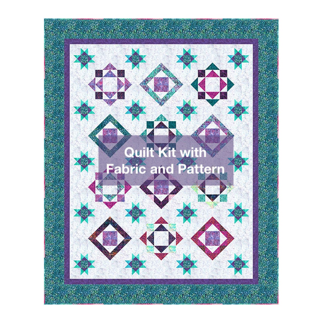 Sunset Quilt Kit With Fabric and Pattern for Quilt Top and Binding ...