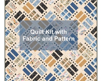 Steampunk Halloween Haunt Quilt Kit With Fabric and Pattern for 51X75 ...