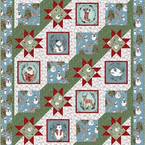 Christmas for All Quilt Kit With Fabric and Pattern for Quilt Top and ...