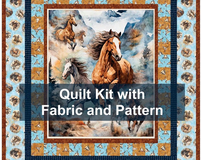 Nature's Sidewalk Quilt Kit With Fabric and Pattern for Quilt Top ...