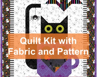 Spooky Sampler Quilt Kit With Fabric and Pattern for Quilt Top ...