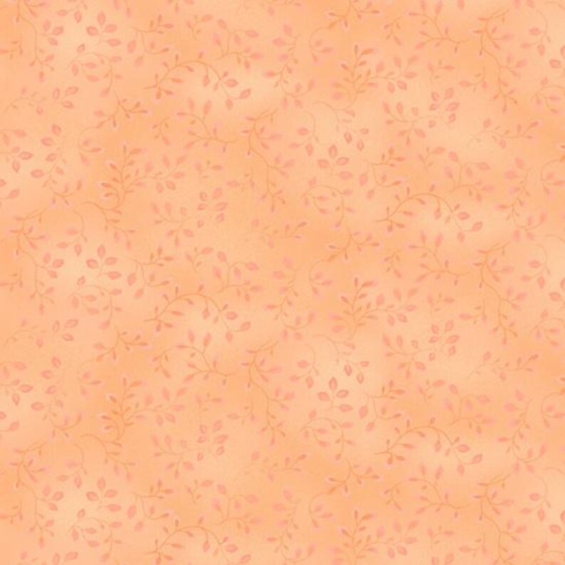 Folio Basic Cotton Fabric,scrolling Vines 7755 Henry Glass, Pastel ...