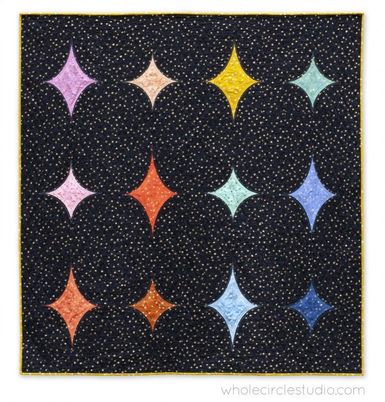 Big Island Stars and Stones Quilt Pattern - Whole Circle Studio WCS ...