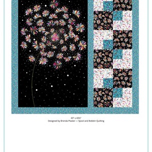 Dandelion Panel Cotton Fabric, 29903-J Bold Blooms 24'' Panel Turnowsky ...