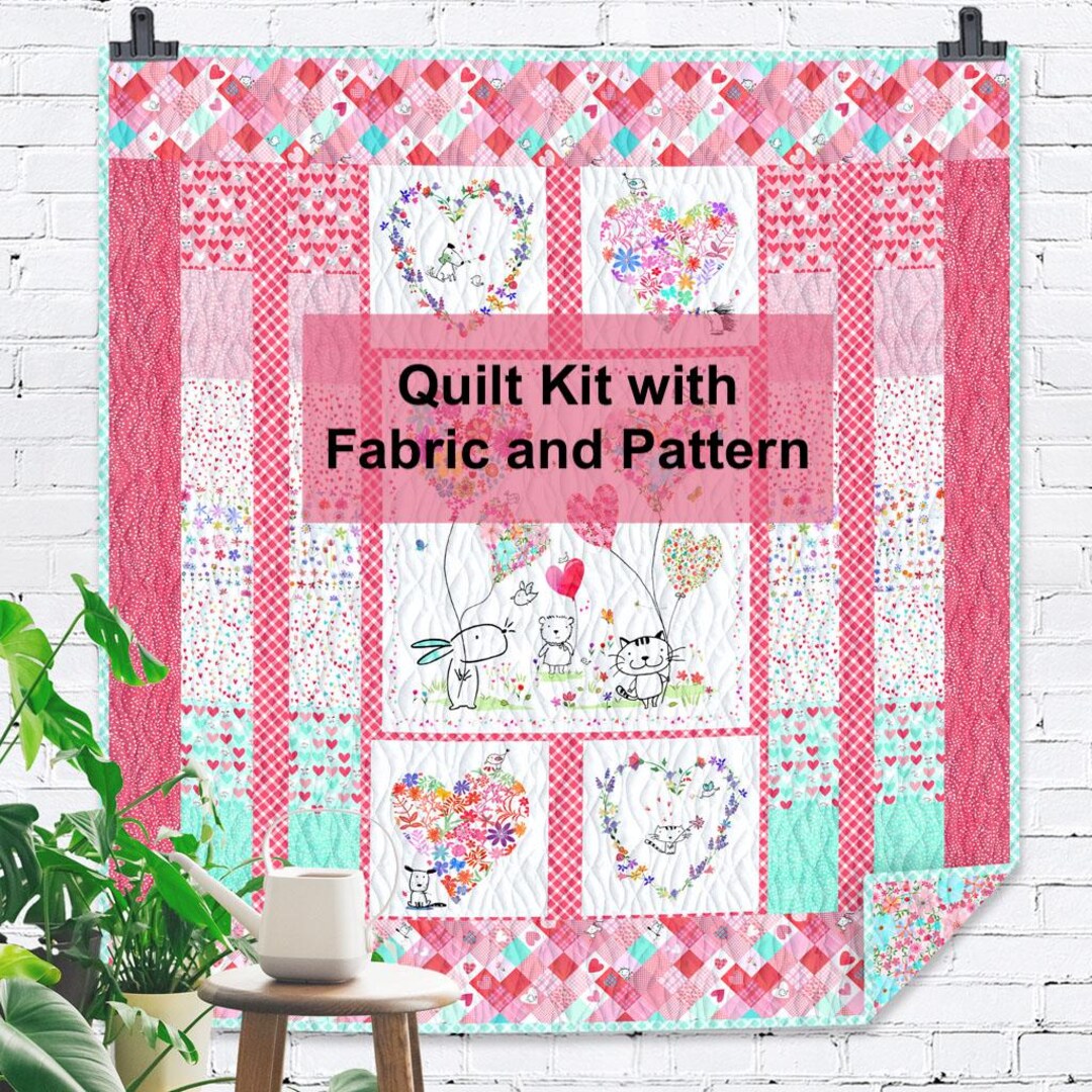 Through the Window Quilt Kit With Fabric and Pattern for Quilt Top ...