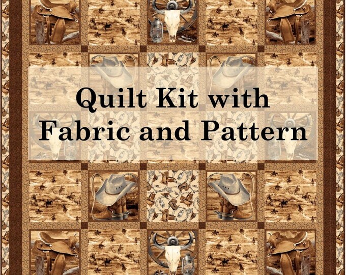 A Square Deal Quilt Kit With Fabric and Pattern for Quilt Top and ...