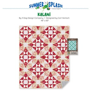 Summer Splash Kalani Quilt Kit With Fabric and Pattern for Quilt Top ...