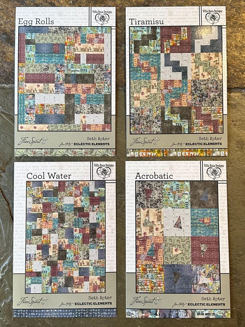 12pc Tim Holtz Seth Fat Quarter Bundle, Live Out Loud, Eclectic ...