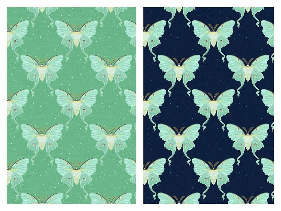 Moths Cotton Fabric, 120-23692 Backyard Bugs Paintbrush Studios BTY FQ ...