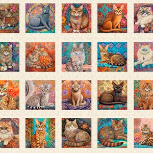 Cat Fabric - Etsy