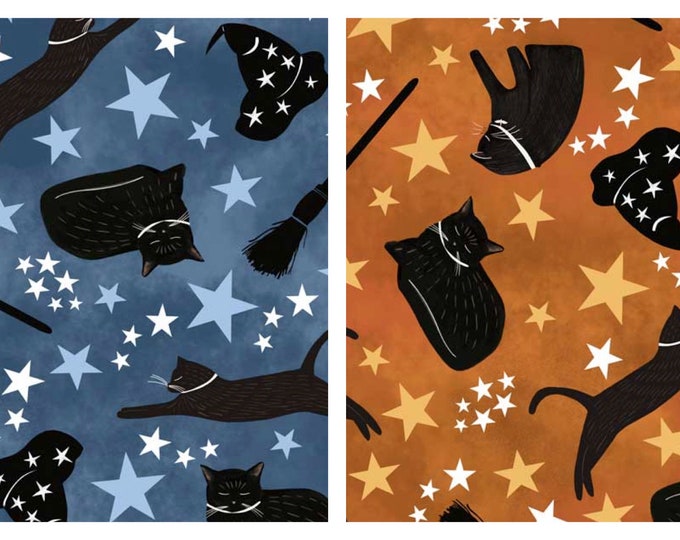 Witch Apothecary Book Halloween Cotton Fabric CD2877 Timeless Treasures ...