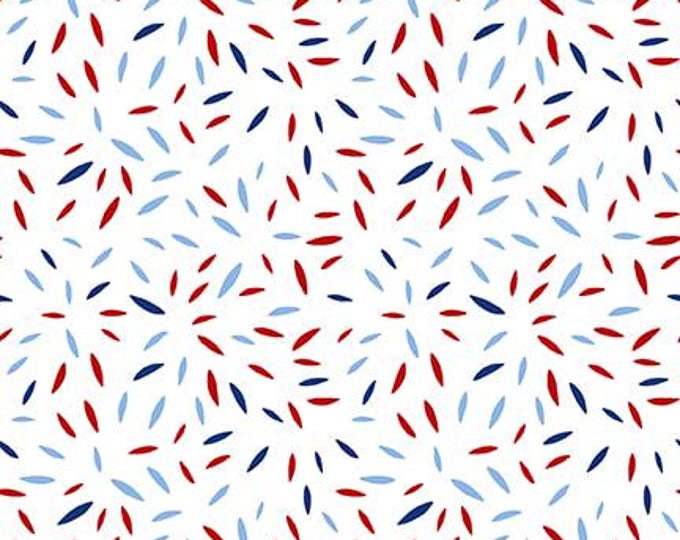 Sprinkle Specks Cotton Fabric, Liberty 3589-01, Satin Moon, Blank, 250 ...