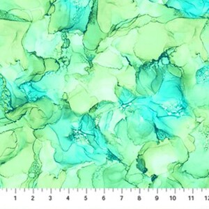 Alcohol Ink Texture Cotton Fabric, Allure DP26707 Peacock Deborah ...