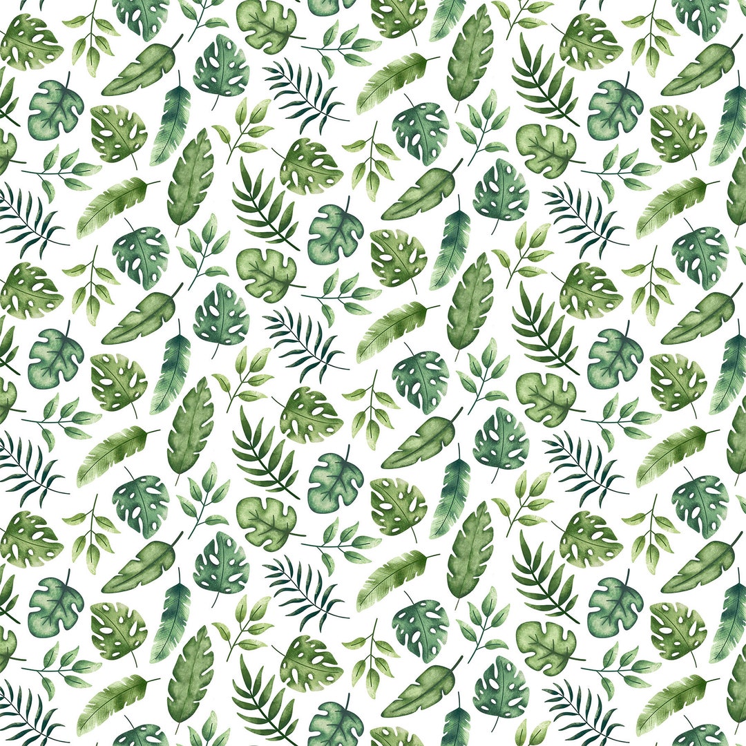 Rainforest Jungle Cotton Fabric, Wee Safari 25645-10 Northcott Deborah ...