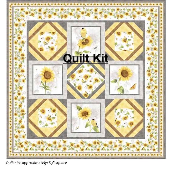 Sunflower Quilt Pattern - Etsy