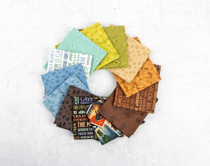 Legends of the National Parks Fat Quarter Bundle Riley Blake 13 Piece ...
