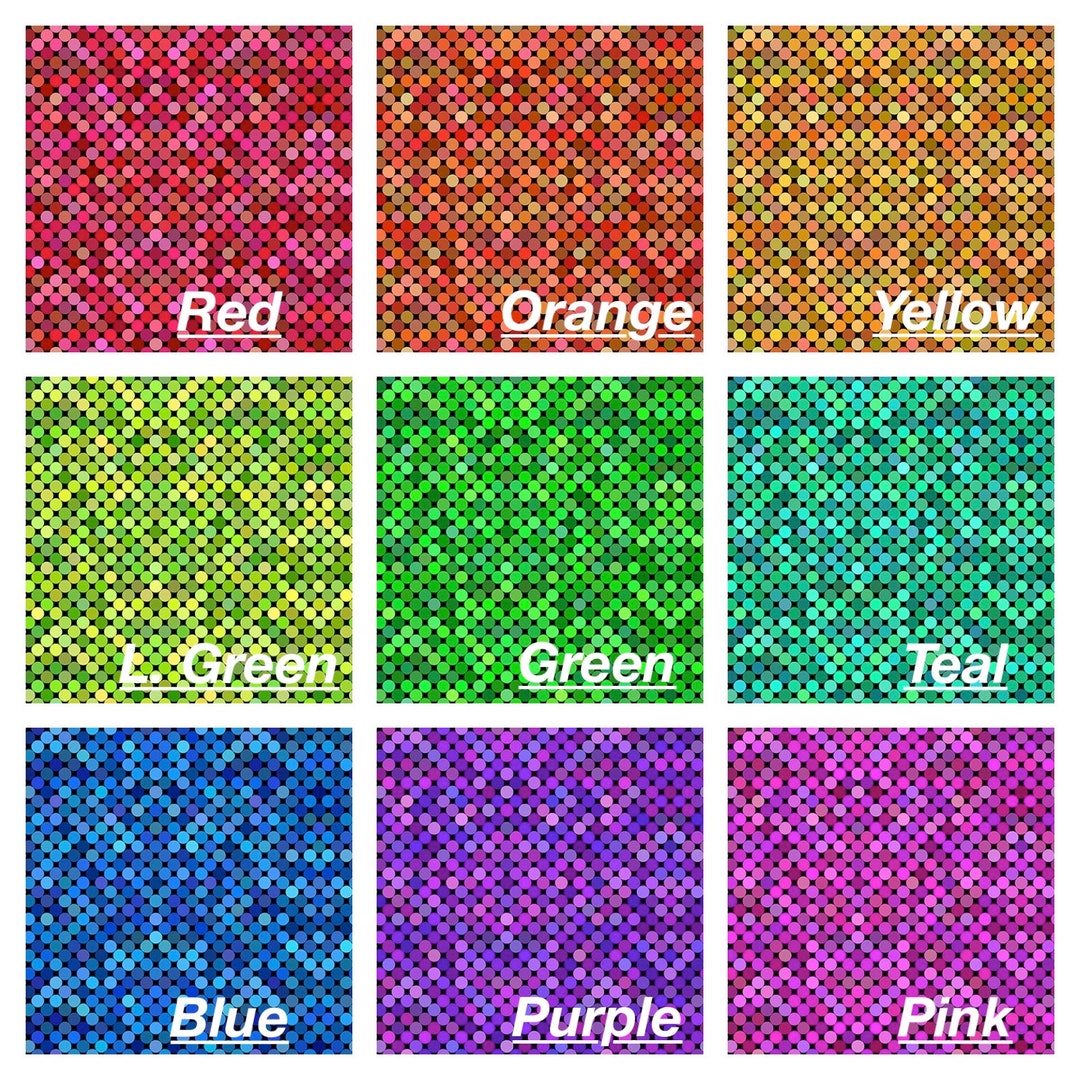 Dots Cotton Fabric Colorful 6COL Multi Color Dotted Blender- in the ...