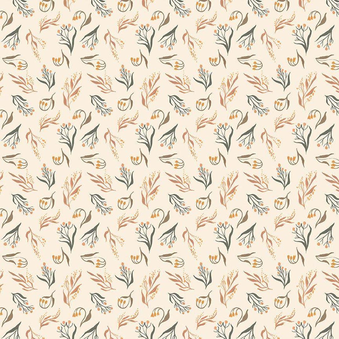 Flora Cotton Fabric, Foragers DRR3039, Dear Stella, Rae Ritchie ...