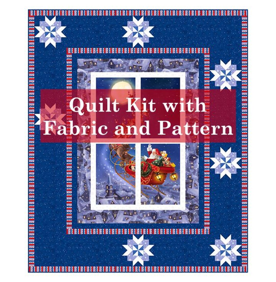 Window View Quilt Kit With Fabric and Pattern for Quilt Top & Binding ...