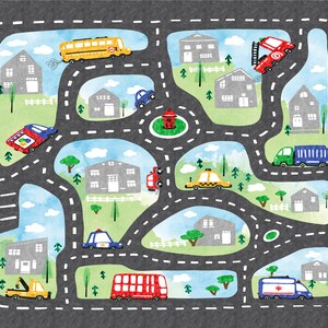 Beep Beep Play Transportation Panel Quilt Kit With Fabric and Pattern ...
