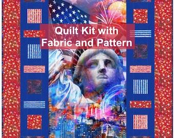 American Pie Quilt Kit With Pattern and Fabric, Complete Block of the ...