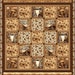 Cowboy Silhouette Panel Cotton Fabric, Cowboy Culture 3344P Urban ...