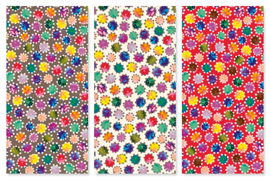 Circle Geo Cotton Fabric, Prismatic Blooms Turnowsky QT Fabrics 29085 ...