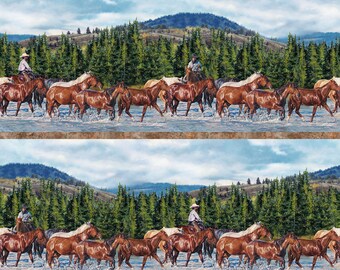 13 Pc Cowboy Culture Fat Quarter Bundle W/optional Panels, Urban ...