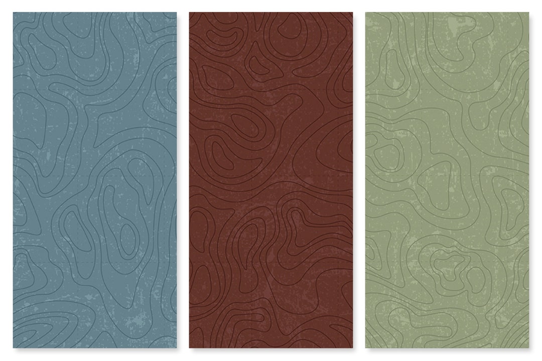 Topographic Map Cotton Fabric C13293 National Parks Anderson Design ...