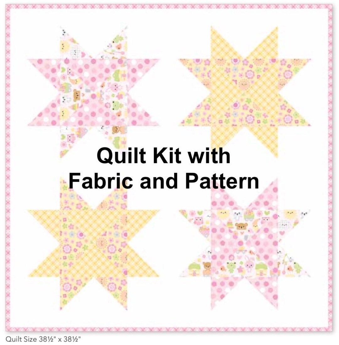 Honeycrisp Quilt Kit With Fabric and Pattern for Quilt Top & Binding ...