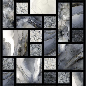 Midas Tiles Quilt Kit With Fabric and Pattern for Quilt Top & Binding ...