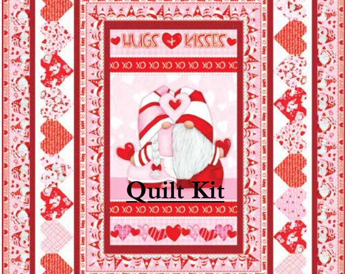 Gnomie Love Quilt Kit by Shelly Comiskey for Henry Glass - Fabric for ...