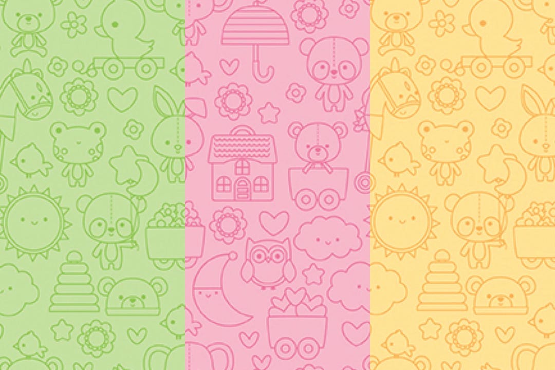 Tone on Tone Linework Cotton Fabric, Bundle of Joy C15293 Doodlebug ...