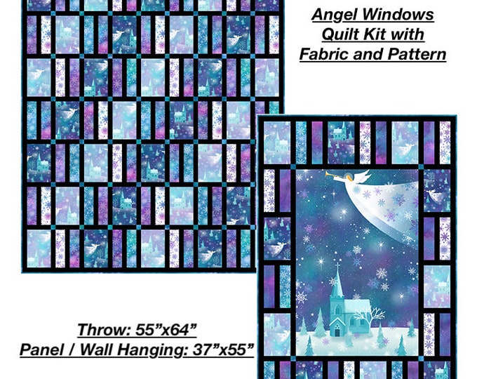 Angel Windows Quilt Kit With Fabric and Pattern for Quilt Top and ...