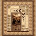 Cowboy Silhouette Panel Cotton Fabric, Cowboy Culture 3344P Urban ...