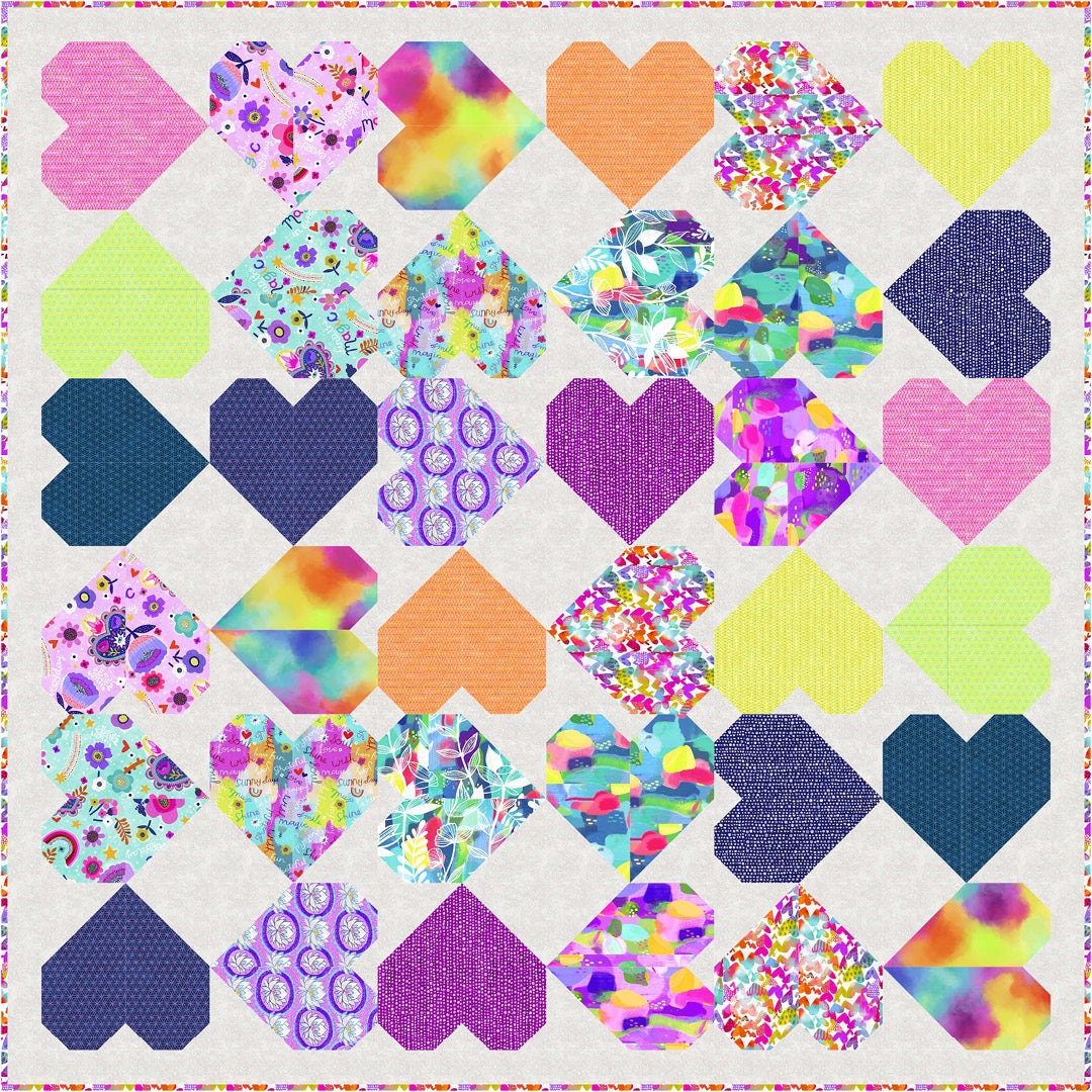 Everyday Magic Quilt Kit With Fabric and Pattern for 64''x64'' Quilt ...