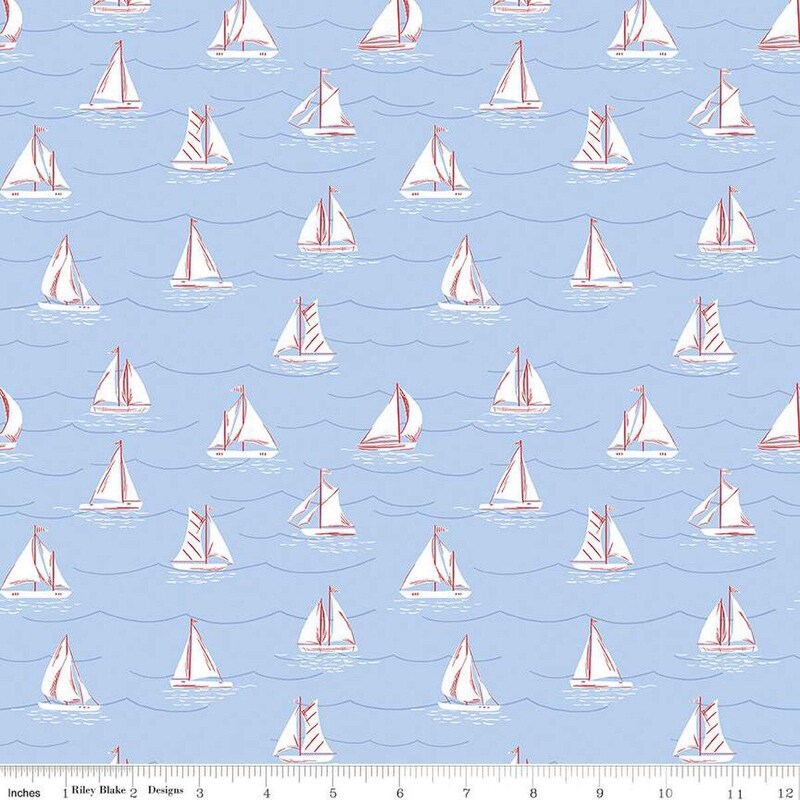 Sailboat Fabric - Etsy