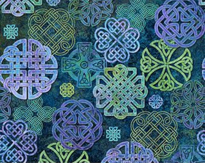 Celtic Feature Cotton Fabric, Celtic Roots Stonehenge DP27271-49, Linda ...
