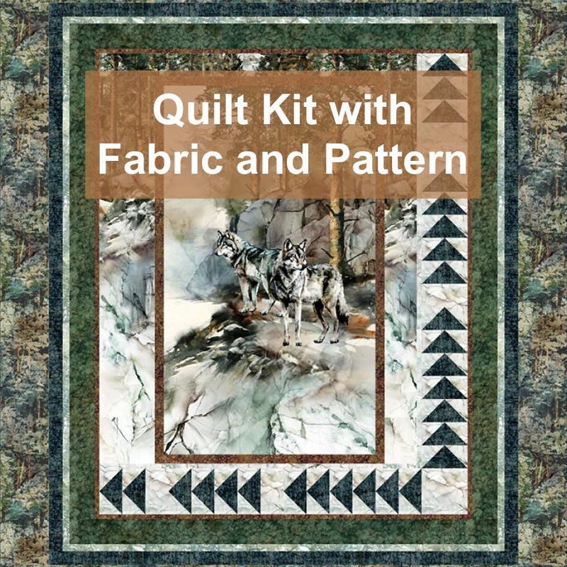 Wolf Quilt Pattern - Etsy