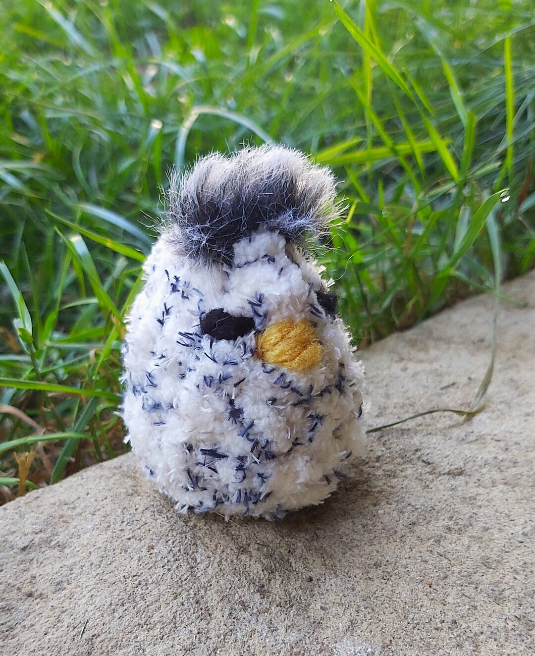 Mini Mabel Chicken Handmade Stuffed Animal - Ivory Tweed - Etsy